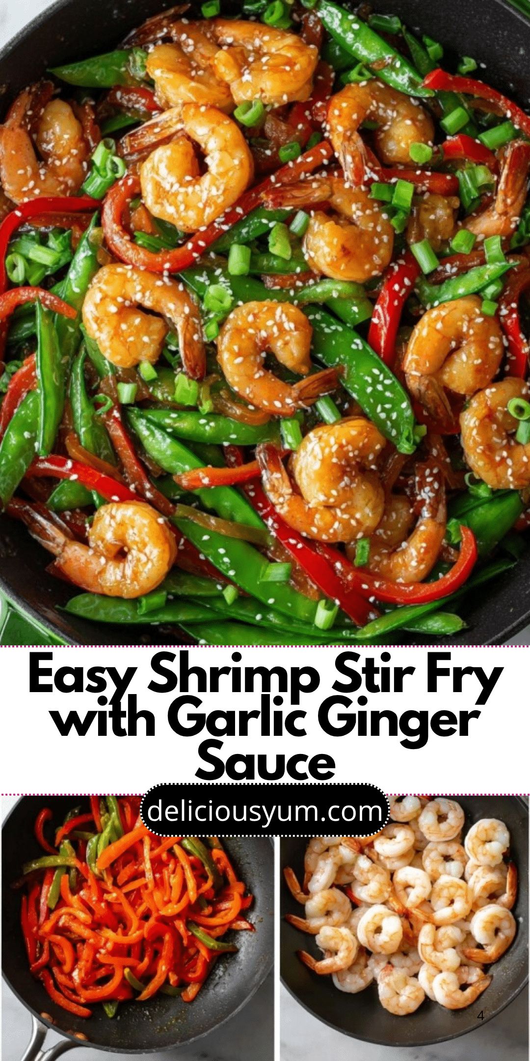 Garlic Ginger Shrimp Stir Fry: Quick & Flavorful Asian Dish