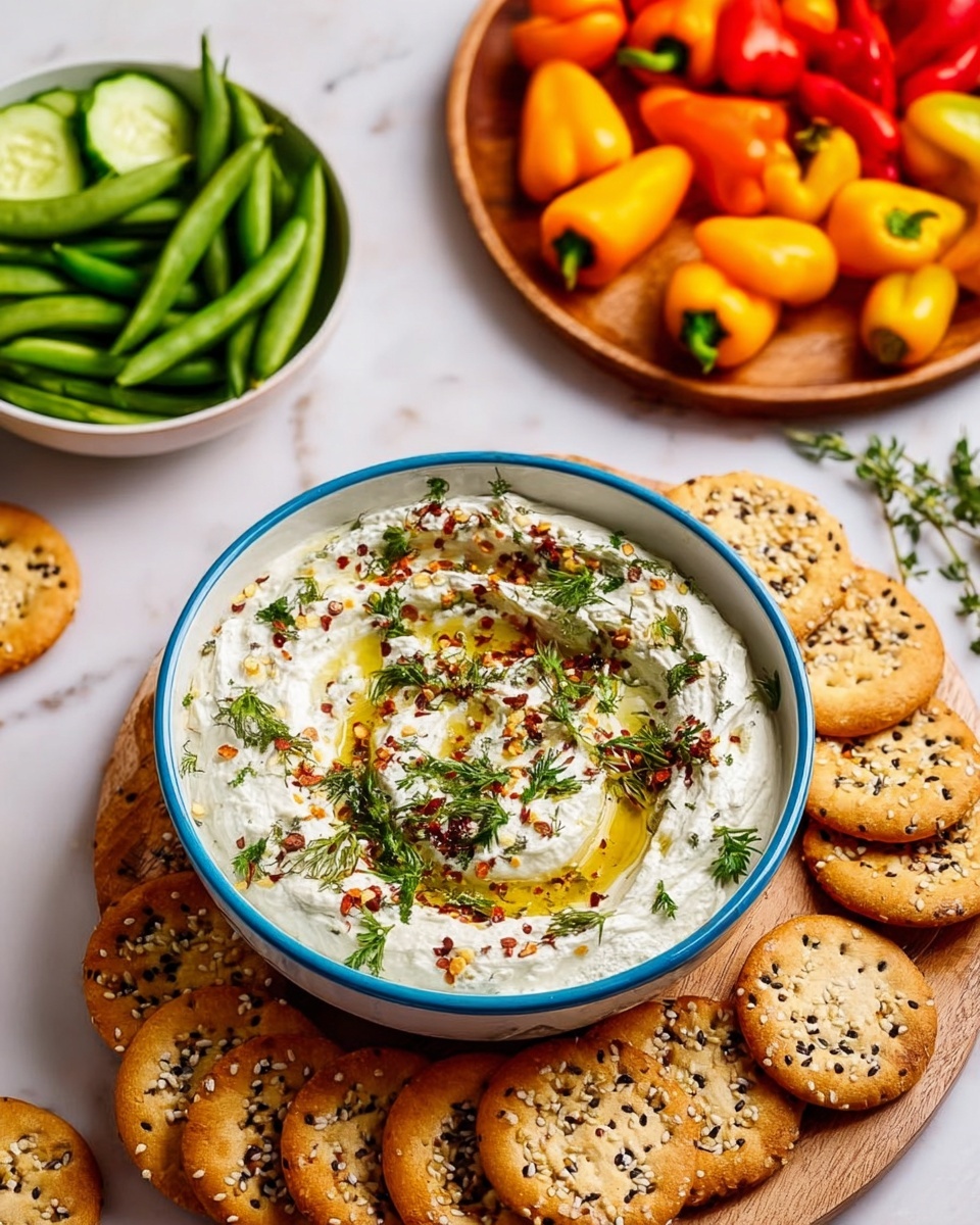 Roasted Garlic Whipped Feta Dip – Irresistibly Creamy & Flavorful